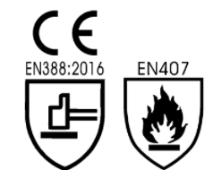 EN388 EN407 Level 4 Foam Heat Proof Work Gloves Palm Layers Puncture ...